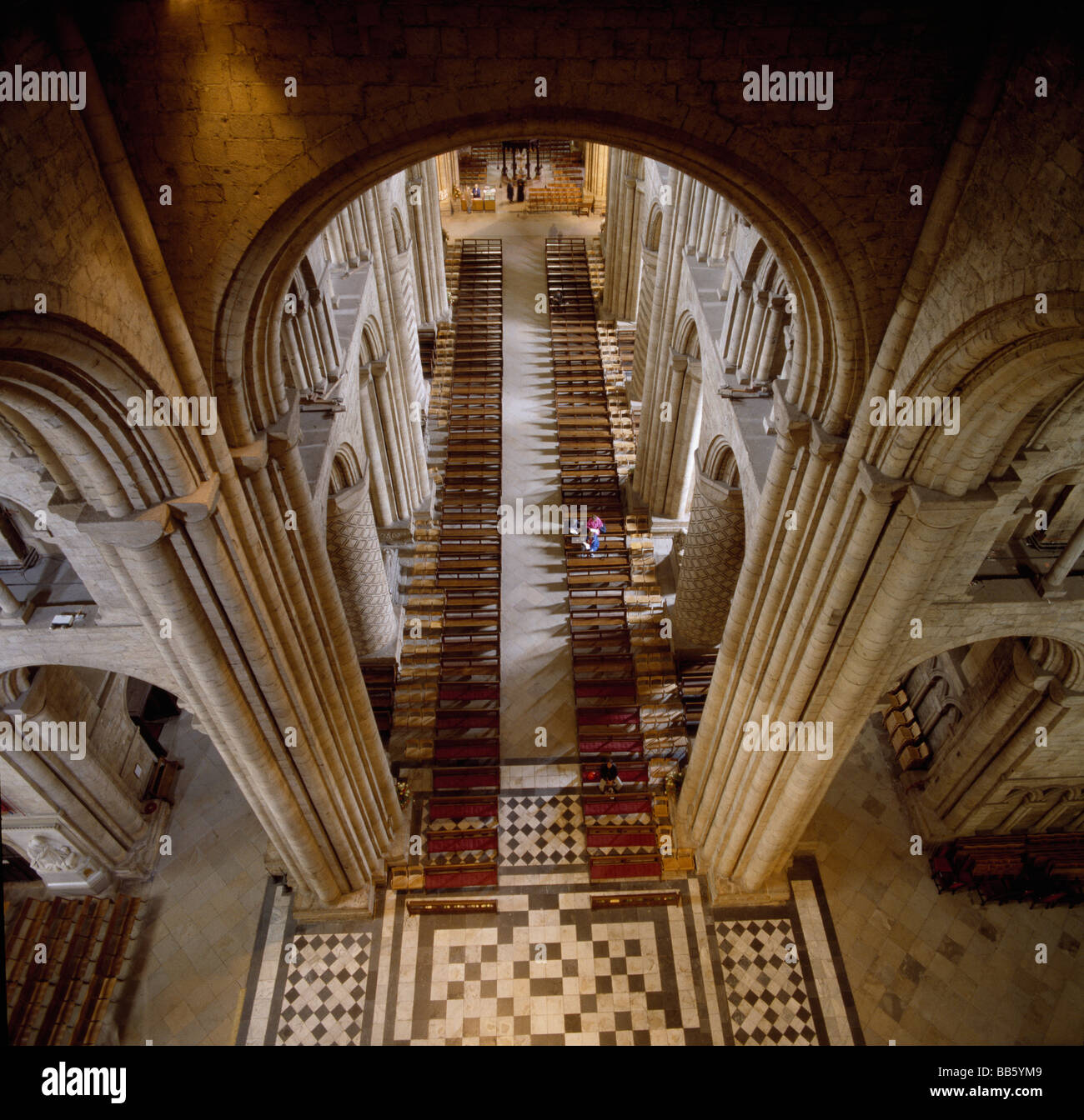 Durham cathedral nave hi-res stock photography and images - Alamy