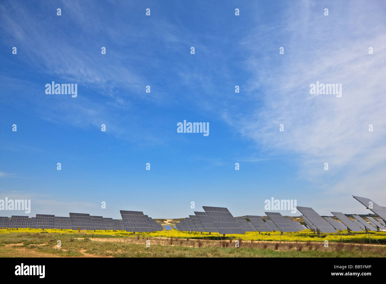 Solar panels in the power plant for renewable energy Stock Photo - Alamy