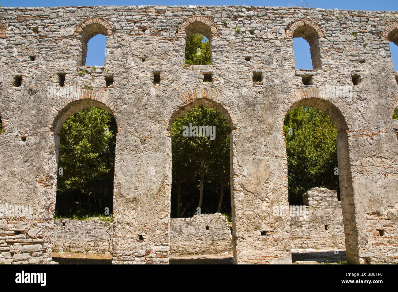 The Great Basilica in ancient Roman city of Butrint UNESCO World ...