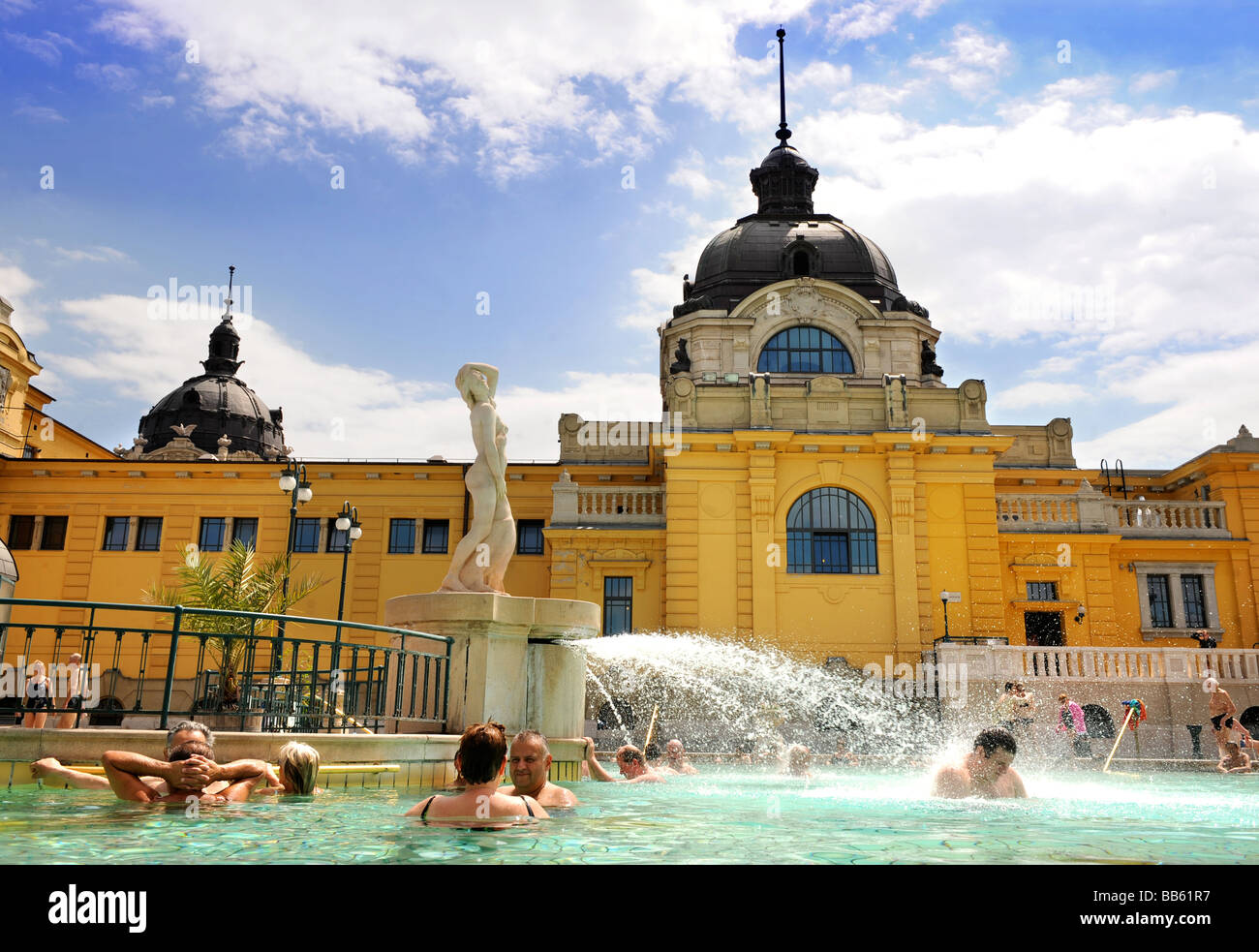 The Szechenyi Baths in Budapest Hungary Stock Photo - Alamy