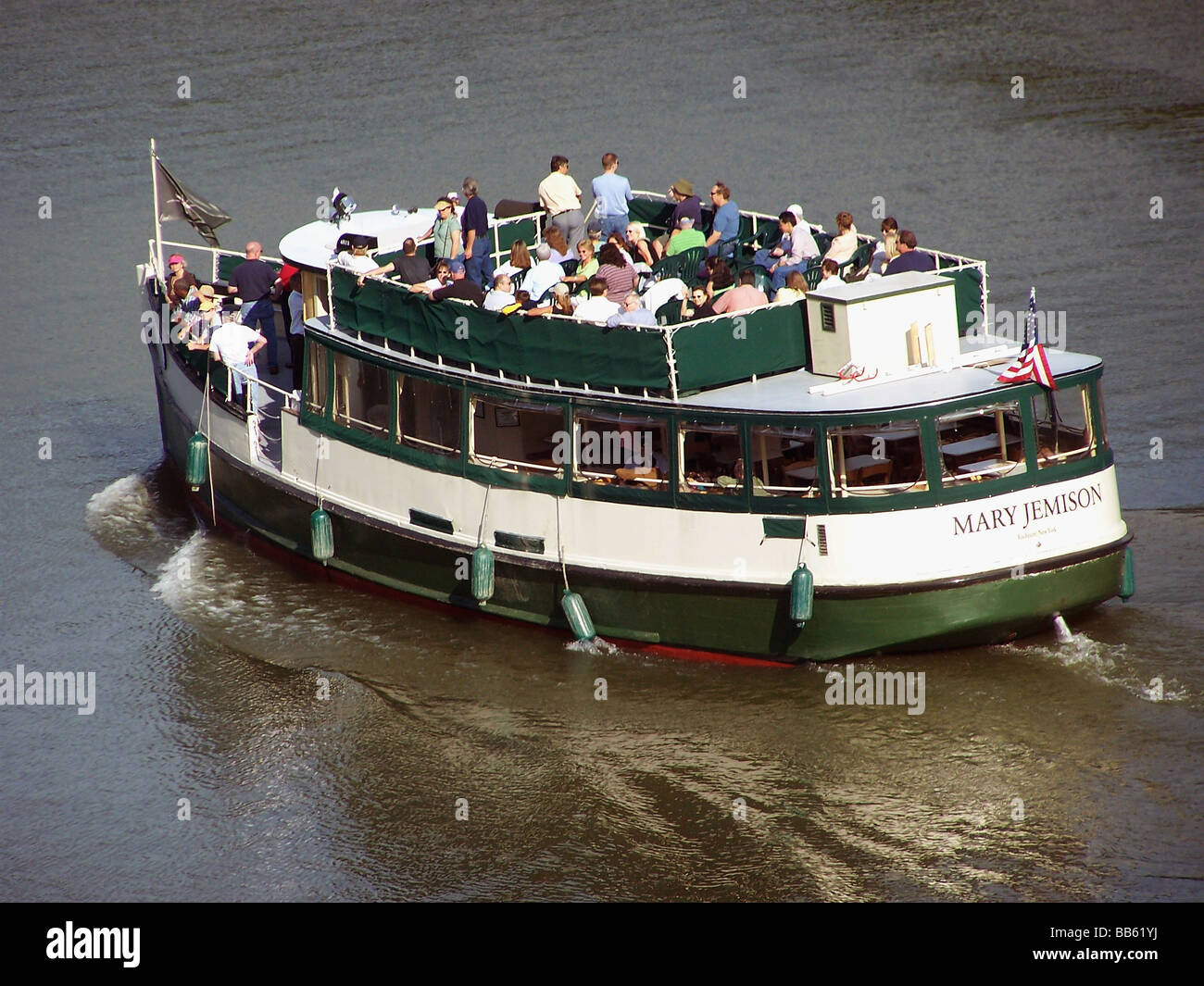 Mary Jemison,Genesse River tour boat in Rochester NY USA Stock Photo ...