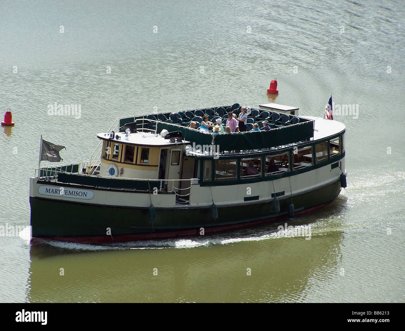 Mary Jemison,Genesee River tour boat in Rochester NY USA Stock Photo ...