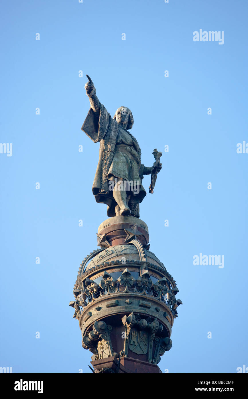 Christopher Columbus Barcelona, Catalunya, Spain Stock Photo - Alamy