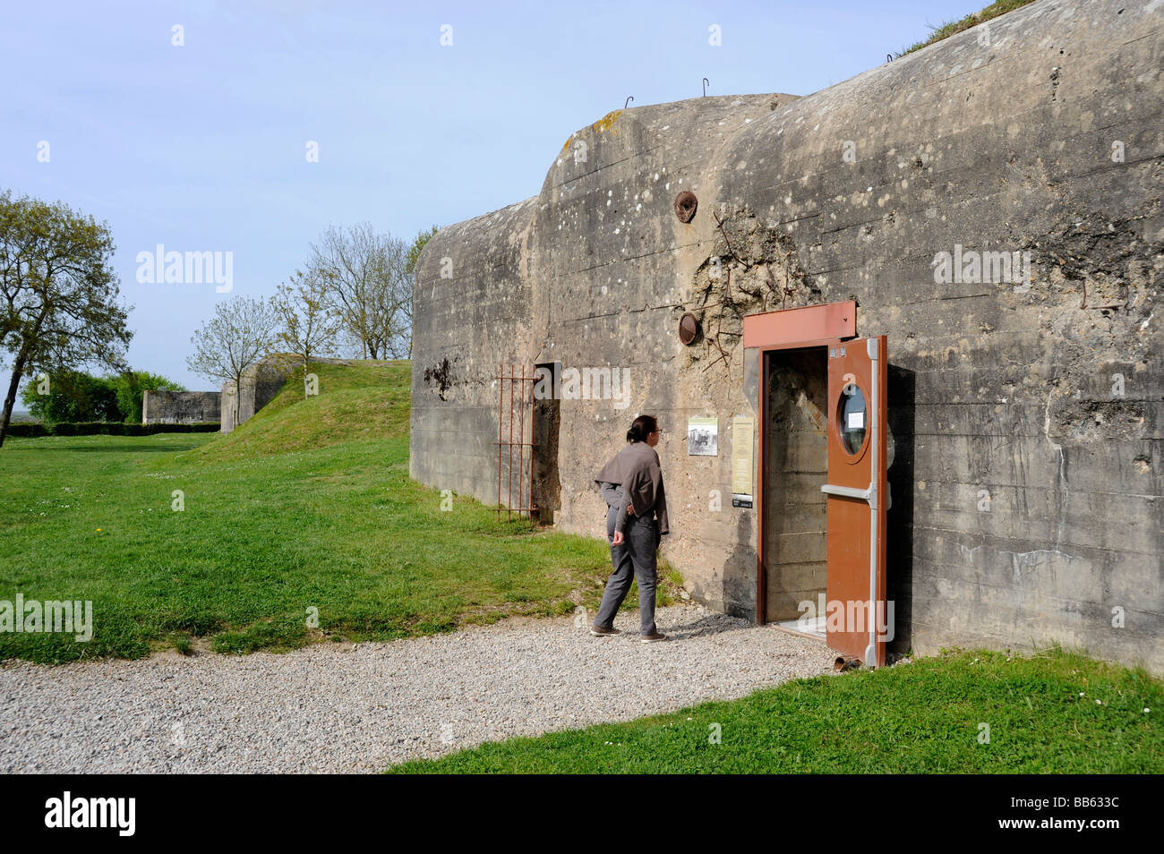 D-Day German gun battery at Azeville Manche Normandy France WWII Stock ...