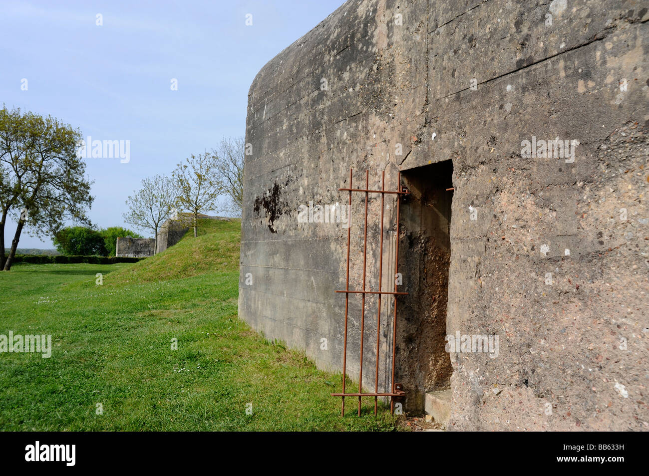 D-Day German gun battery at Azeville Manche Normandy France WWII Stock ...