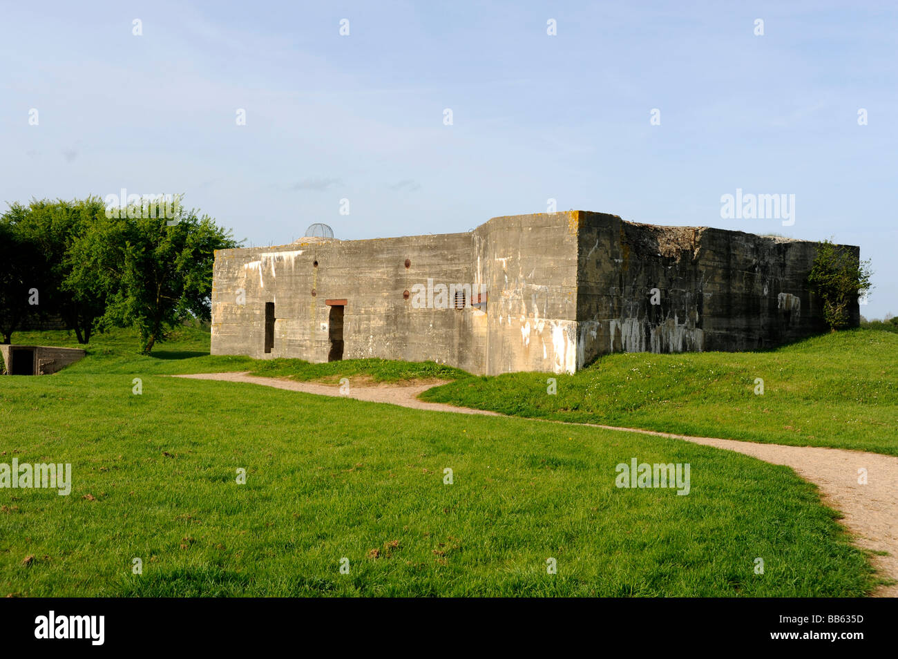 D-Day German gun battery at Azeville Manche Normandy France WWII Stock ...