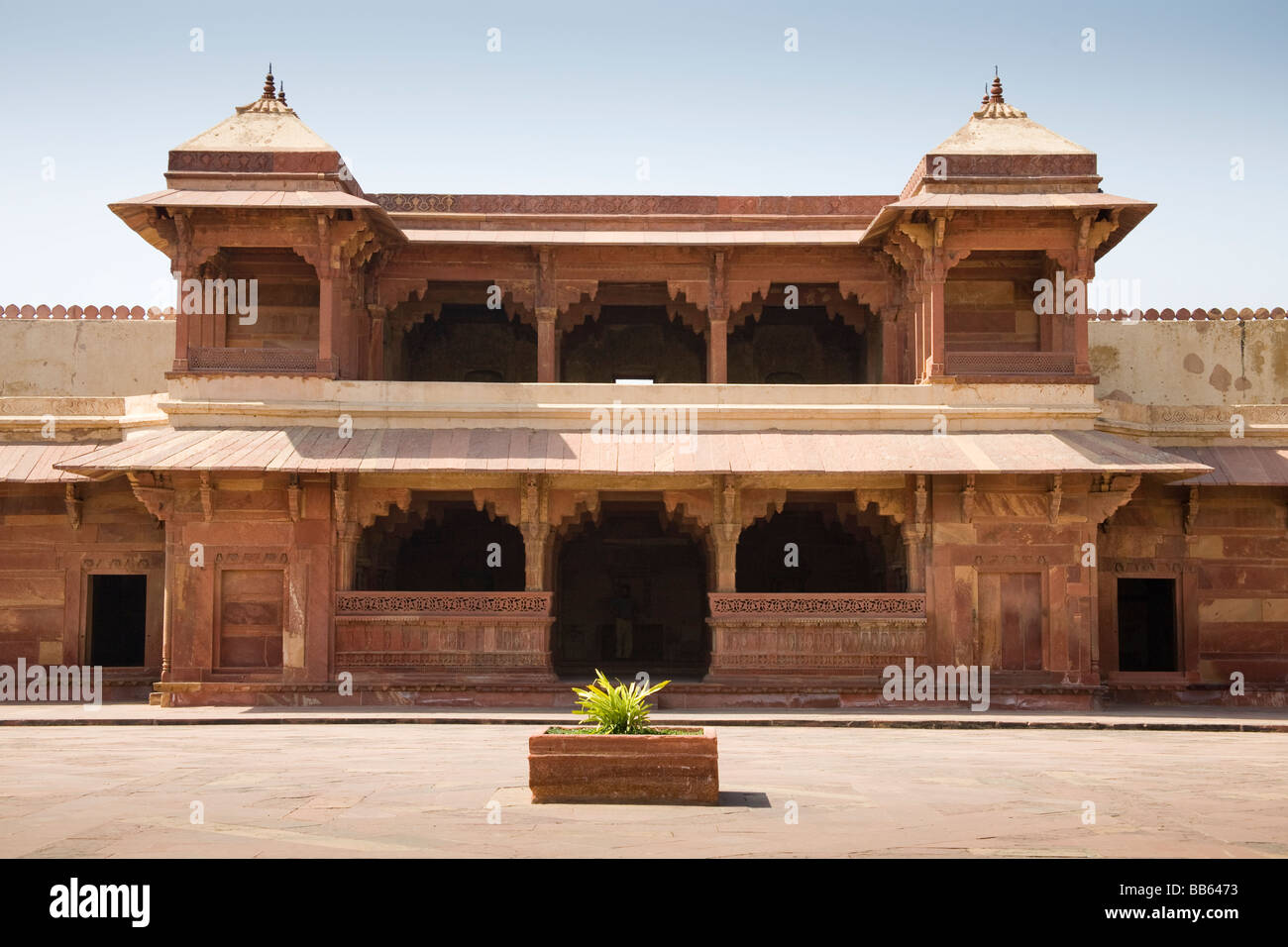 Building in Jodha Bai Palace complex, Fatehpur Sikri, near Agra, Uttar ...