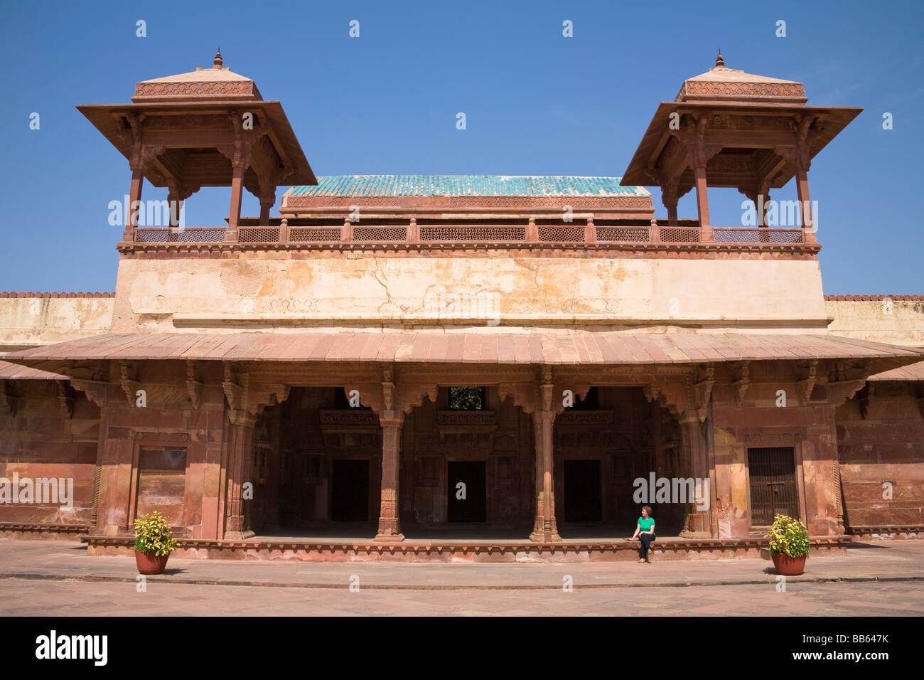 Jodha Bai Palace, Fatehpur Sikri, near Agra, Uttar Pradesh, India Stock ...