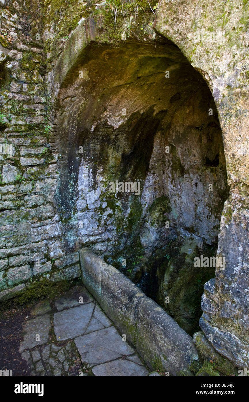 Water well in ancient Roman city of Butrint UNESCO World Heritage Site ...