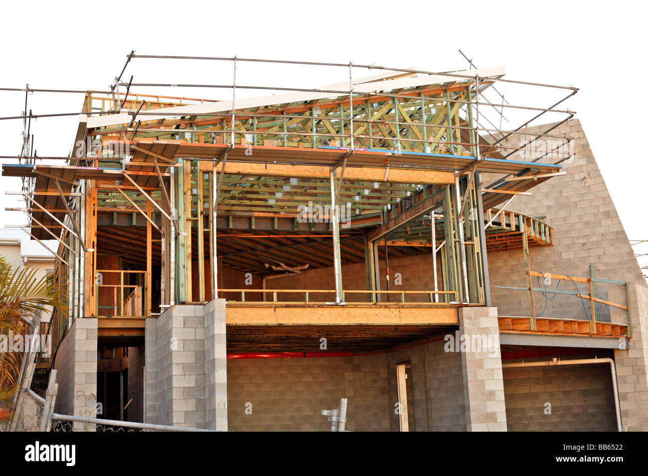 Construction of domestic dwellings in Queensland Australia Stock Photo ...