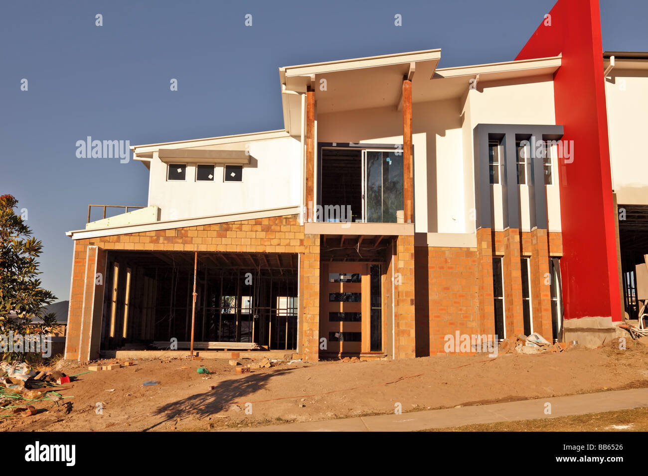 Construction of domestic dwellings in Queensland Australia Stock Photo ...