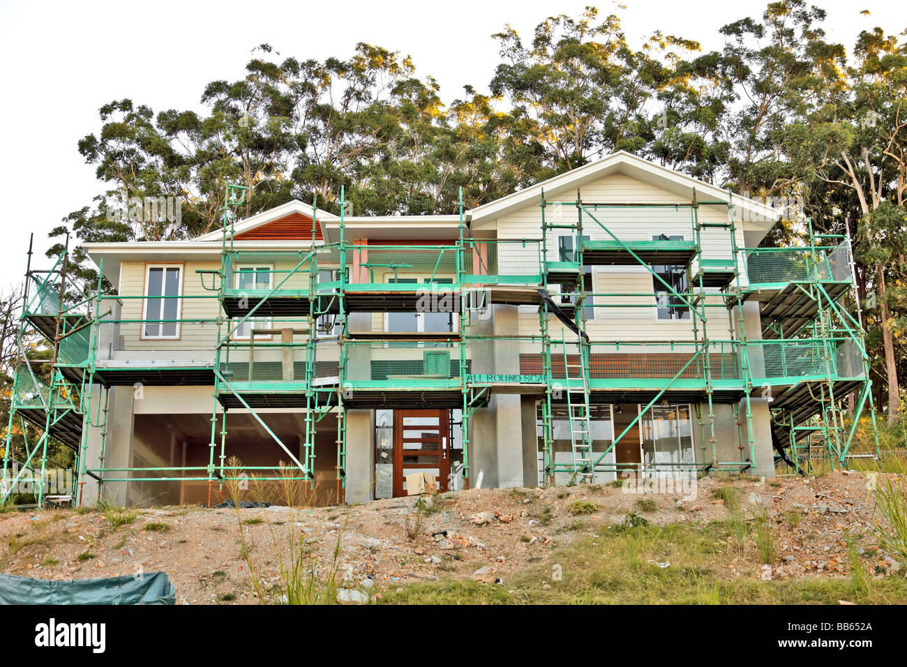Construction of domestic dwellings in Queensland Australia Stock Photo ...