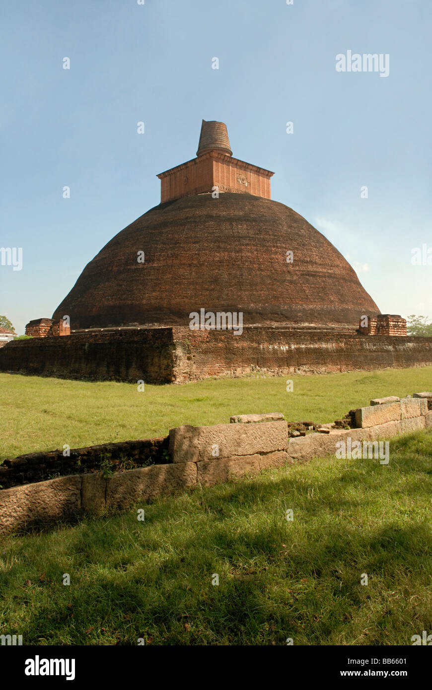 Jetavana Monastery - Sri Lanka, View of Stupa in the complex measuring ...