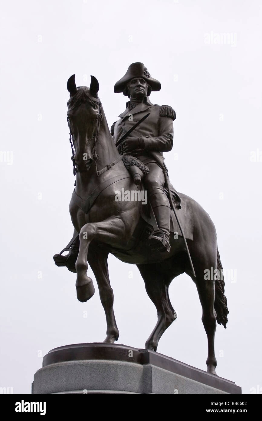 Bronze statue general george washington hi-res stock photography and ...