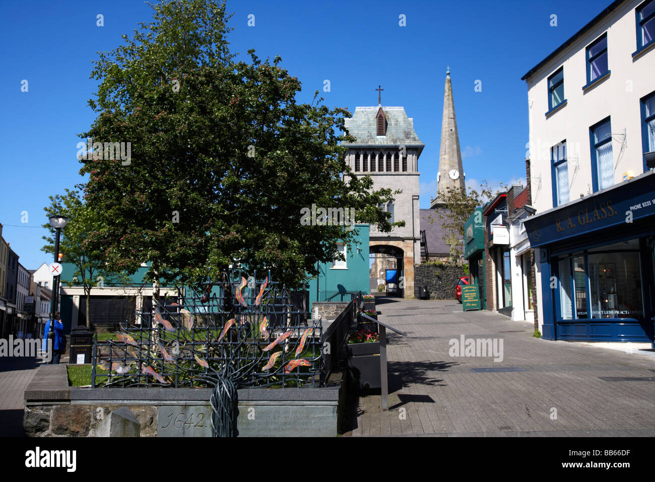 Carrick centre and church hi-res stock photography and images - Alamy