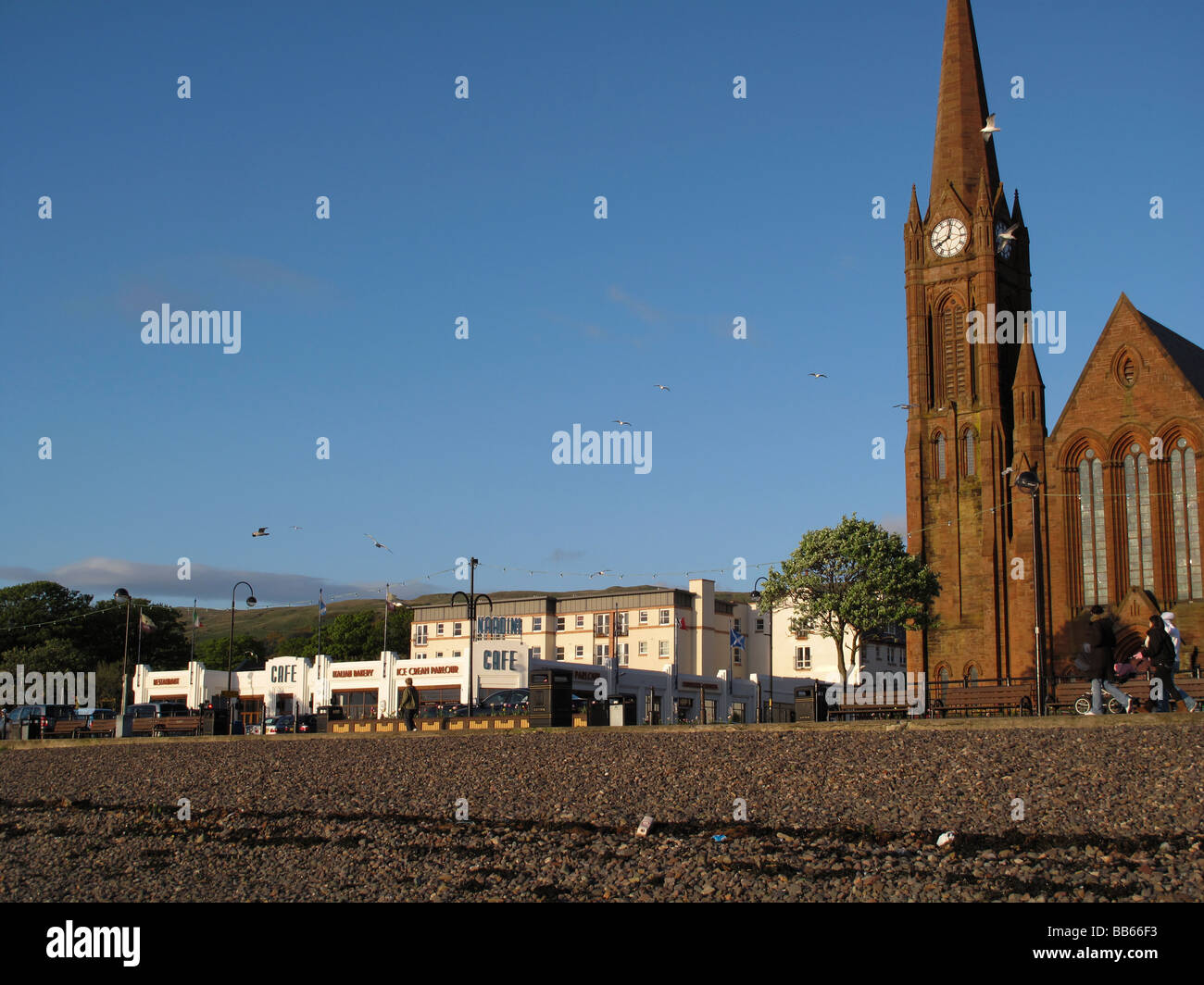 Seafront Largs Scotland Stock Photo - Alamy