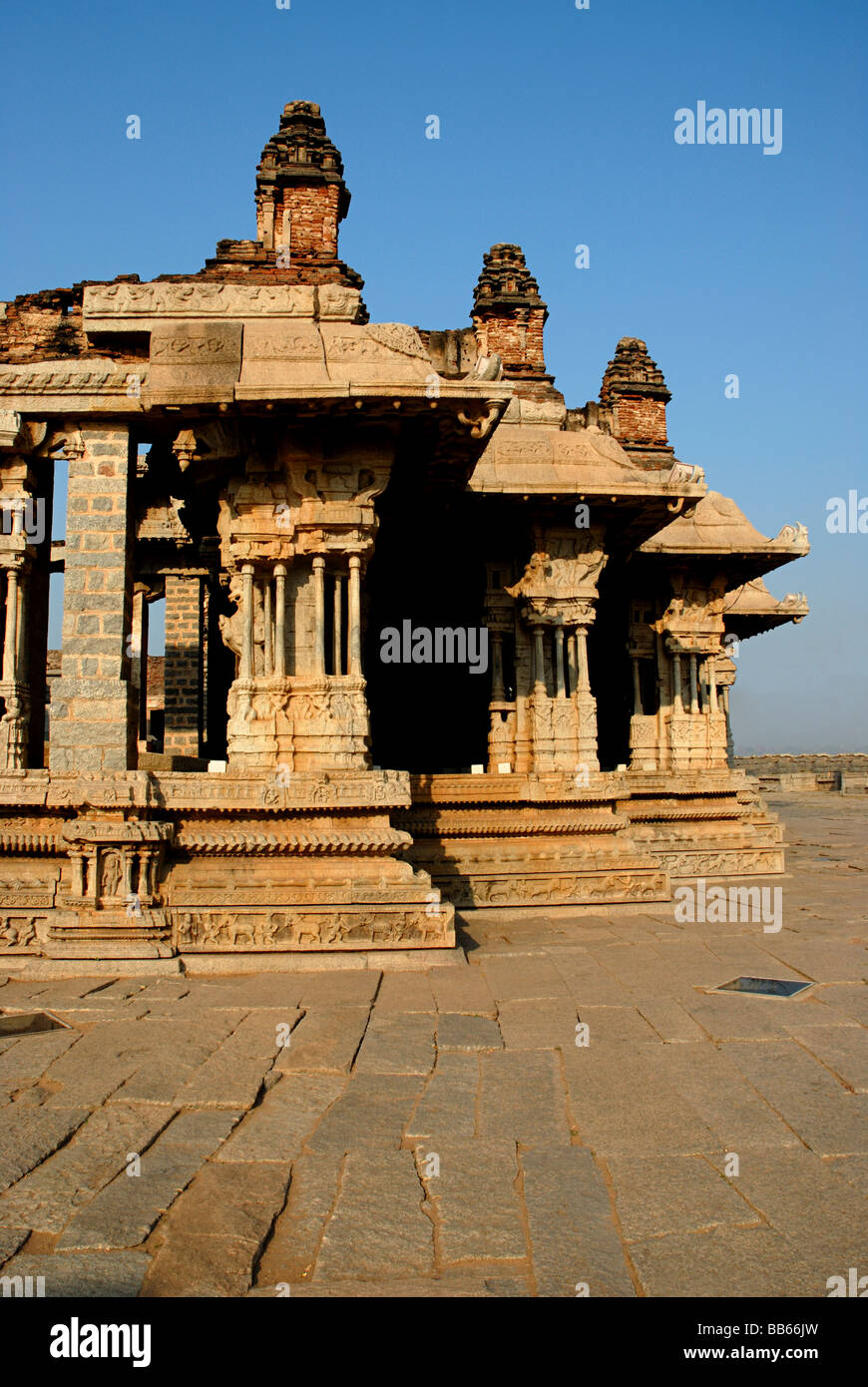 Hampi - Karnataka, Vitthala temple, Details of Northern complex of the ...