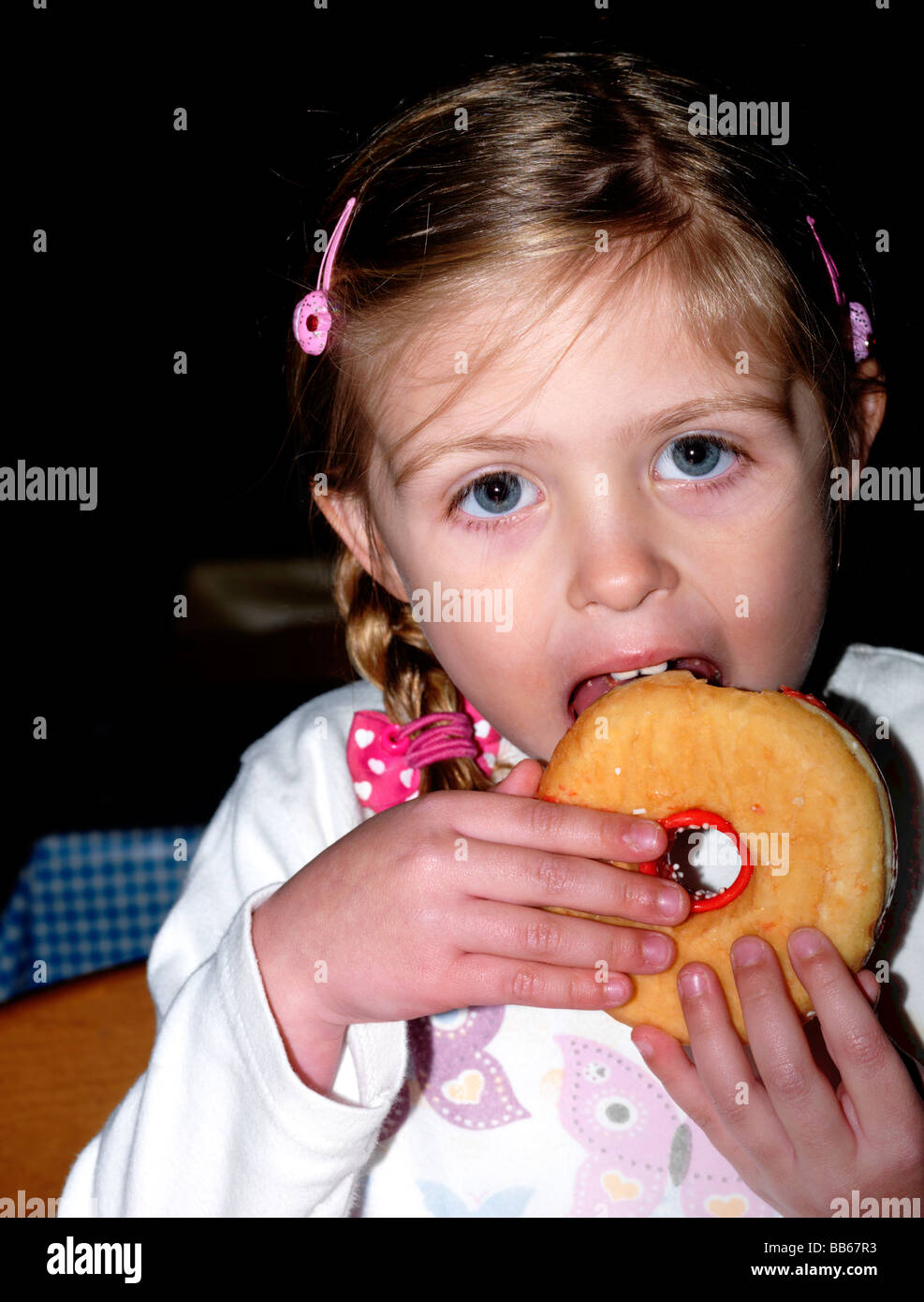 Woman Eating Frosting