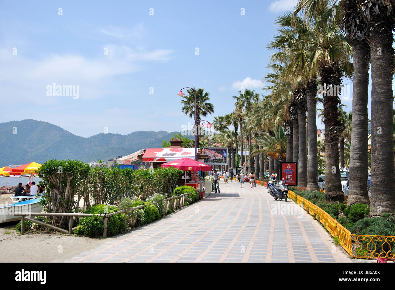 Marmaris beach promenade hi-res stock photography and images - Alamy
