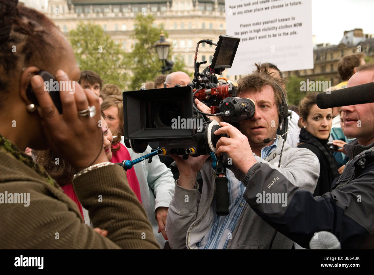 tv camera in London Stock Photo - Alamy