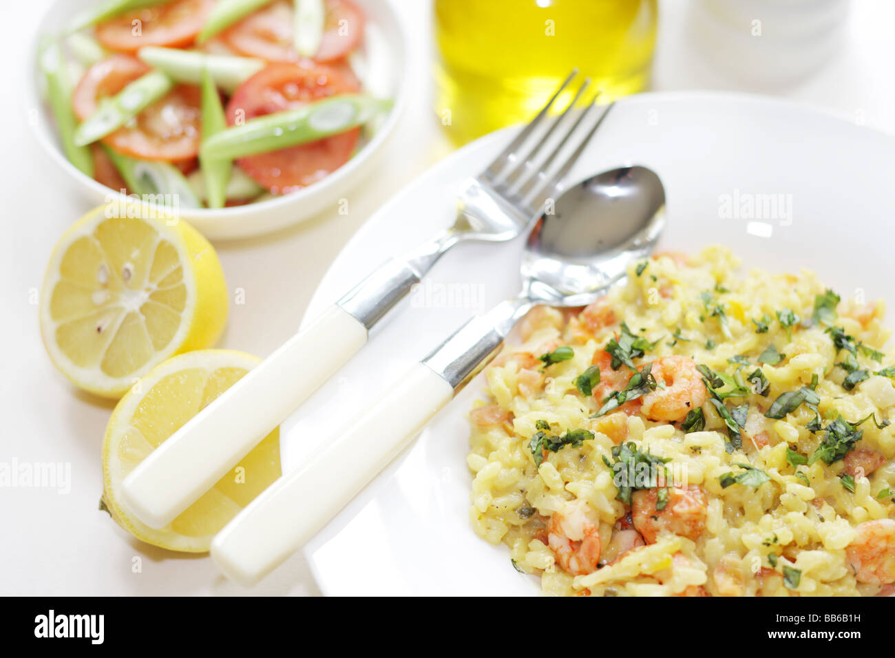 Italian shrimp risotto hi-res stock photography and images - Alamy