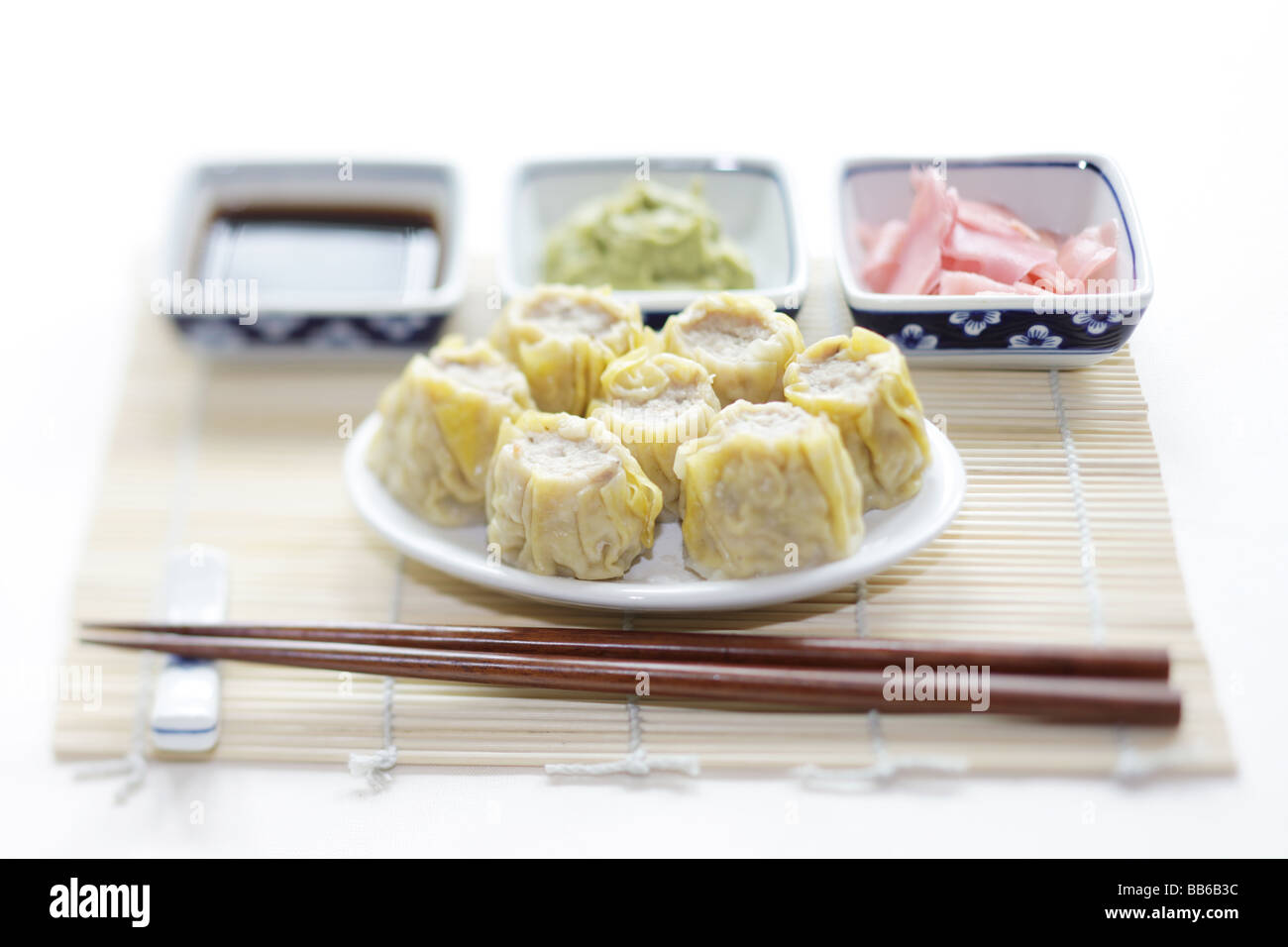 Traditional Authentic Fresh Japanese Style Prawn And Scallop Dumplings ...