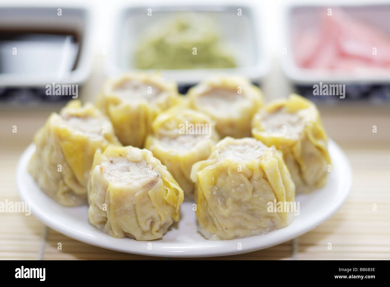Traditional Authentic Fresh Japanese Style Prawn And Scallop Dumplings ...