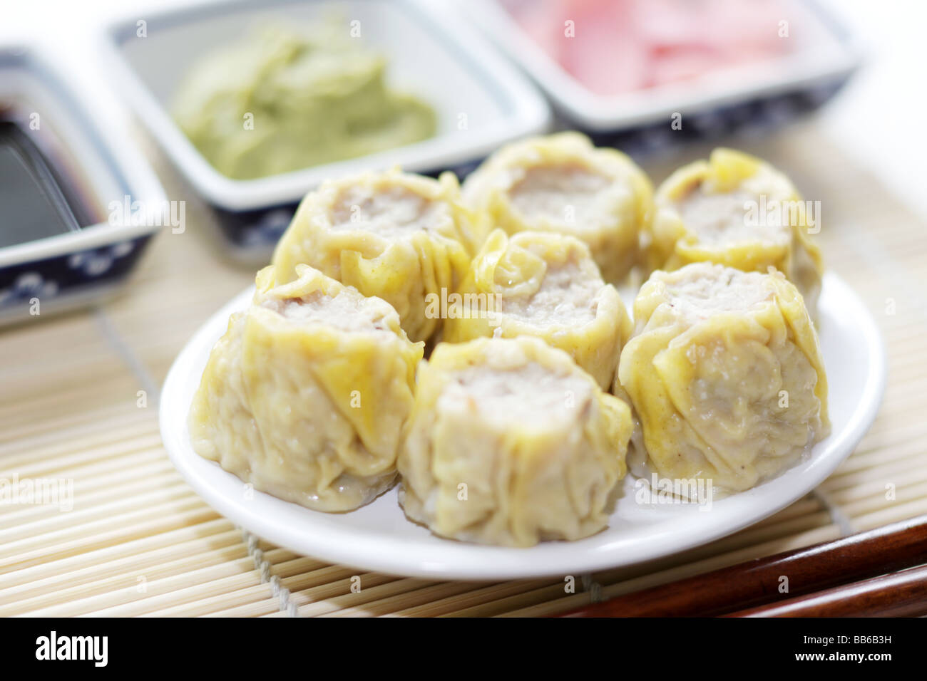 Traditional Authentic Fresh Japanese Style Prawn And Scallop Dumplings ...