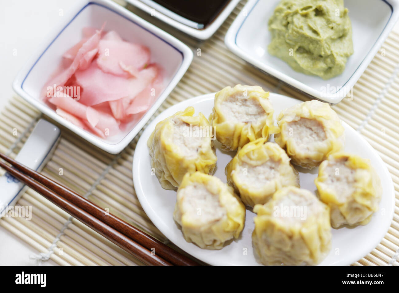 Traditional Authentic Fresh Japanese Style Prawn And Scallop Dumplings ...