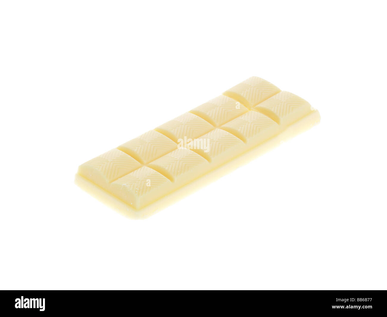 White Chocolate Bar Stock Photo - Alamy