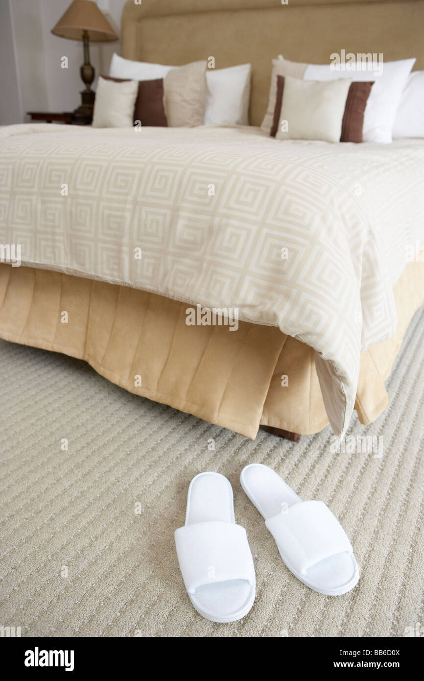 Empty Hotel Room In Spa Stock Photo - Alamy