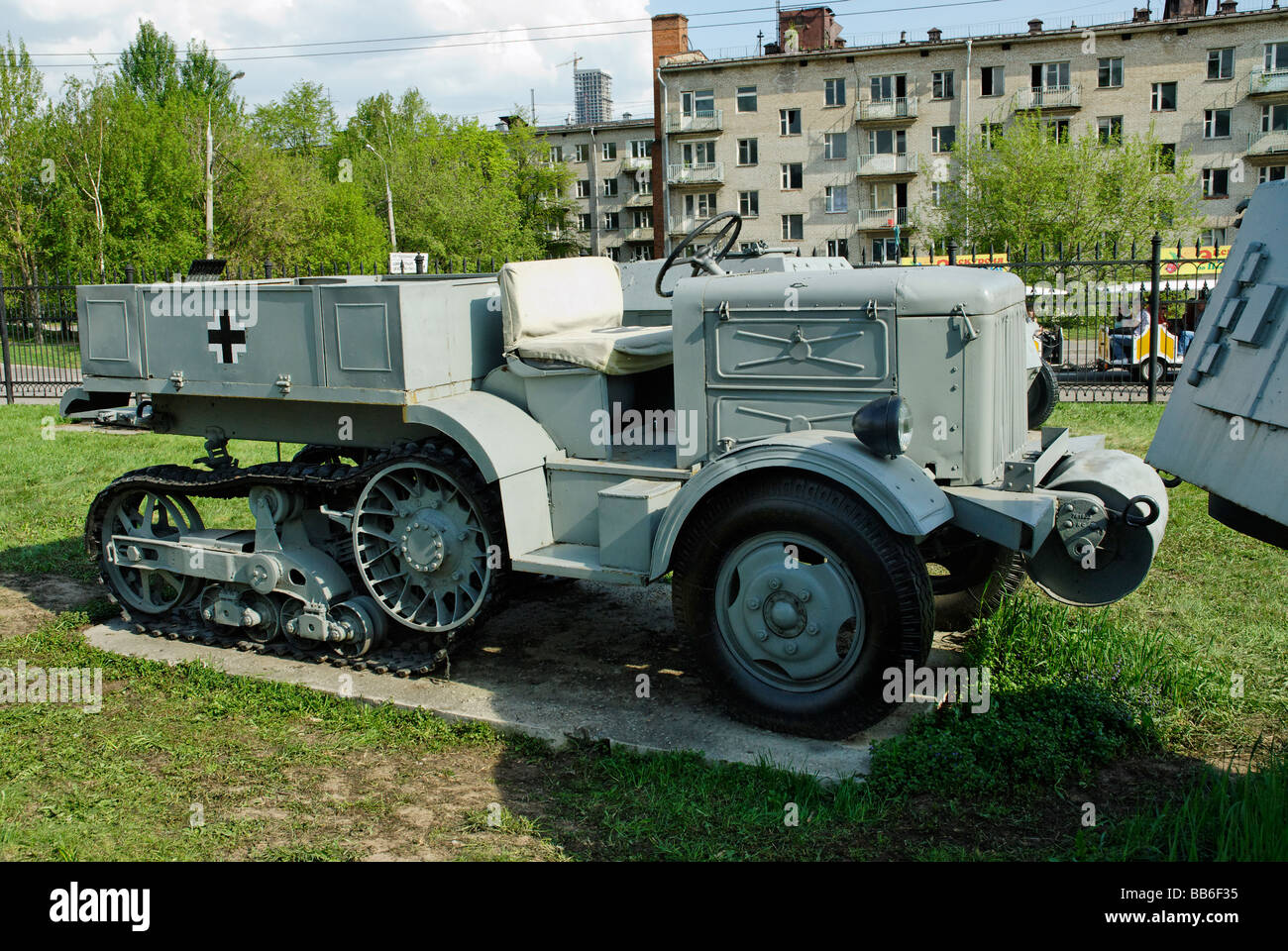 The German half track automobile Citroen Kegress C6 P14 Stock Photo - Alamy