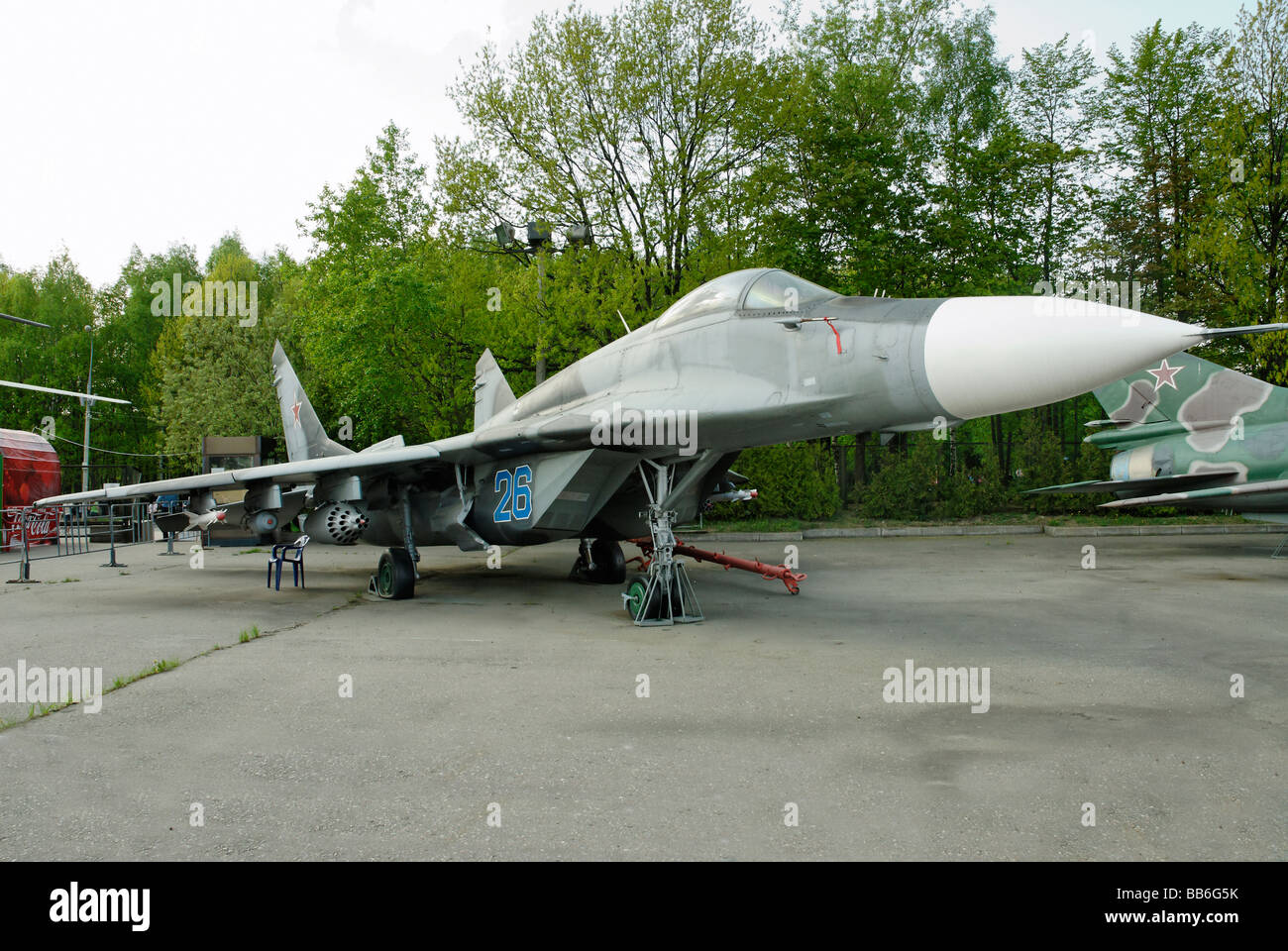Russian aircraft fighter MIG 29 Stock Photo - Alamy