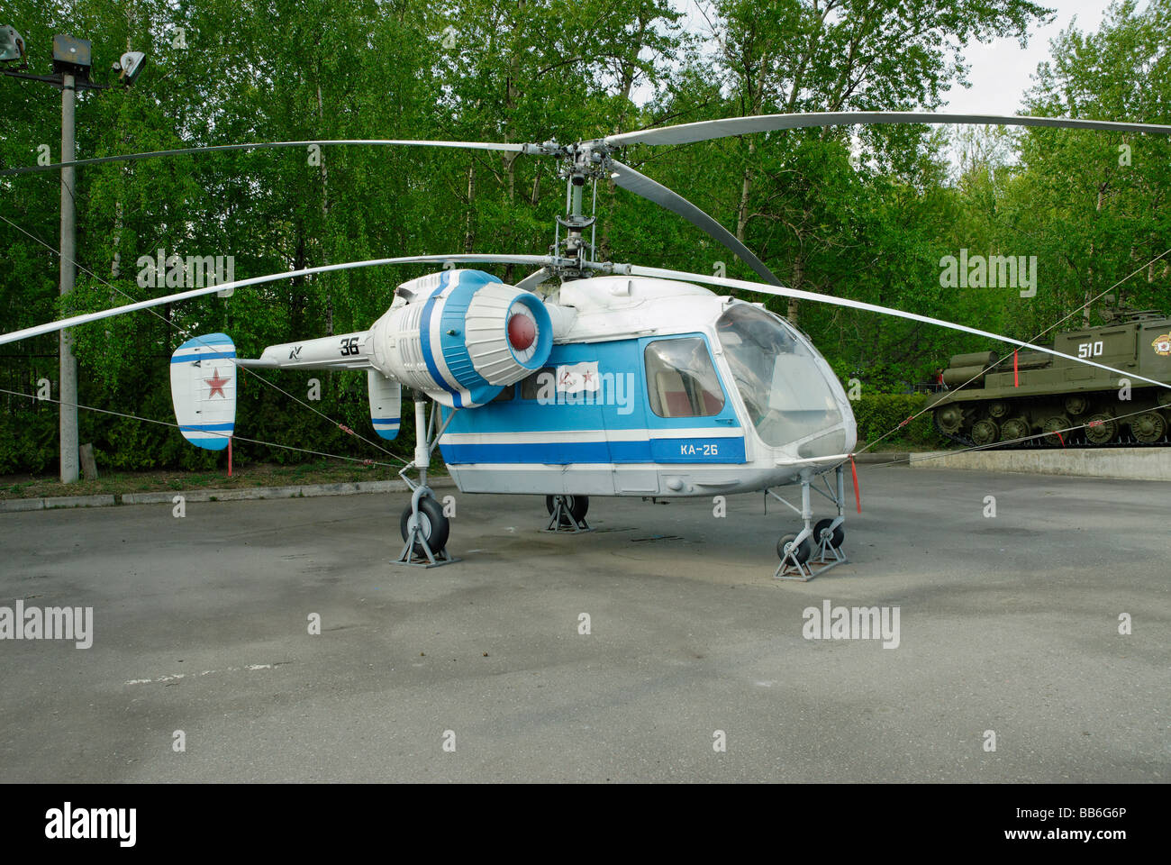 Soviet helicopter KA 26 Stock Photo - Alamy