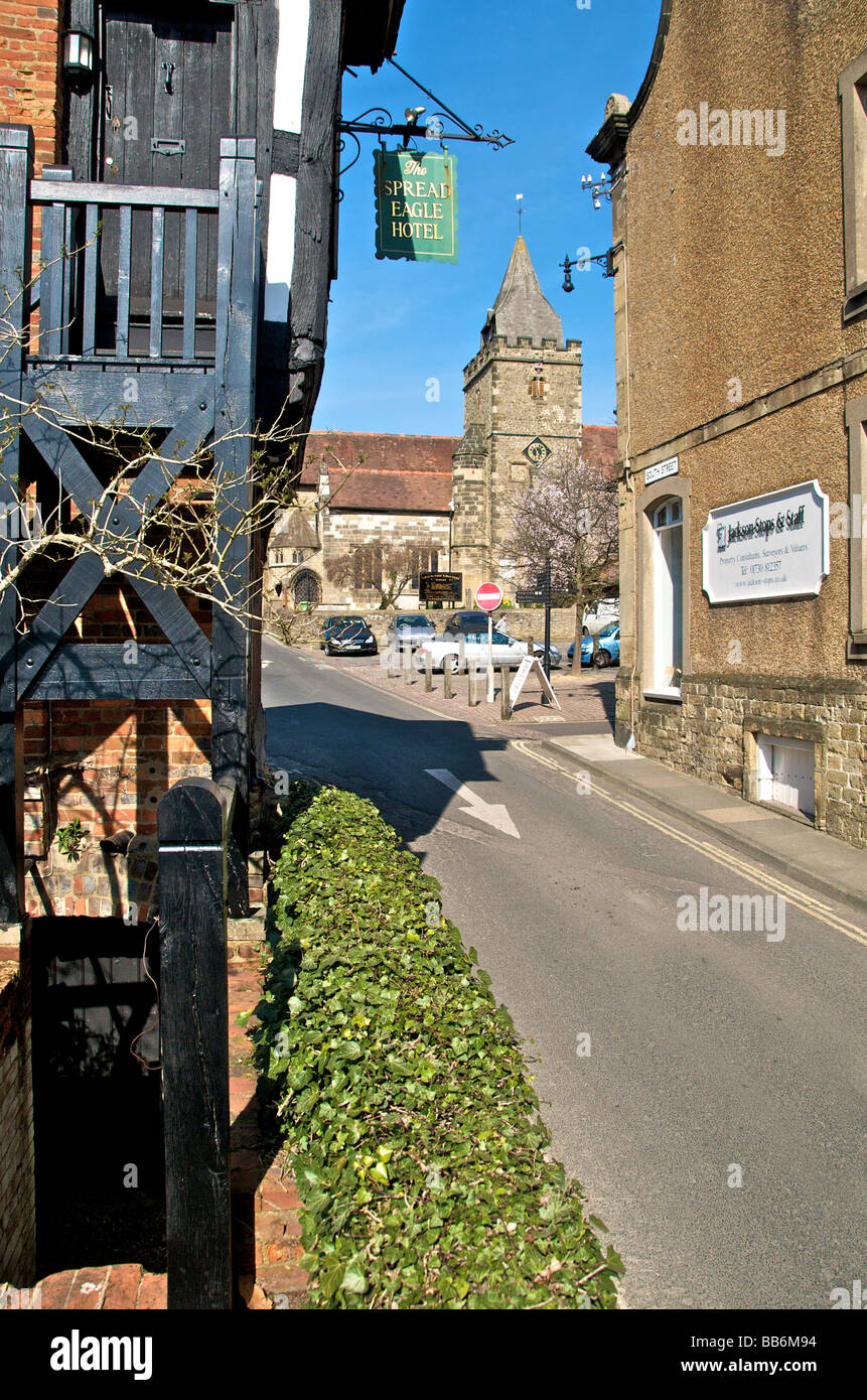 A street scene in Midhurst town in West Sussex Stock Photo - Alamy