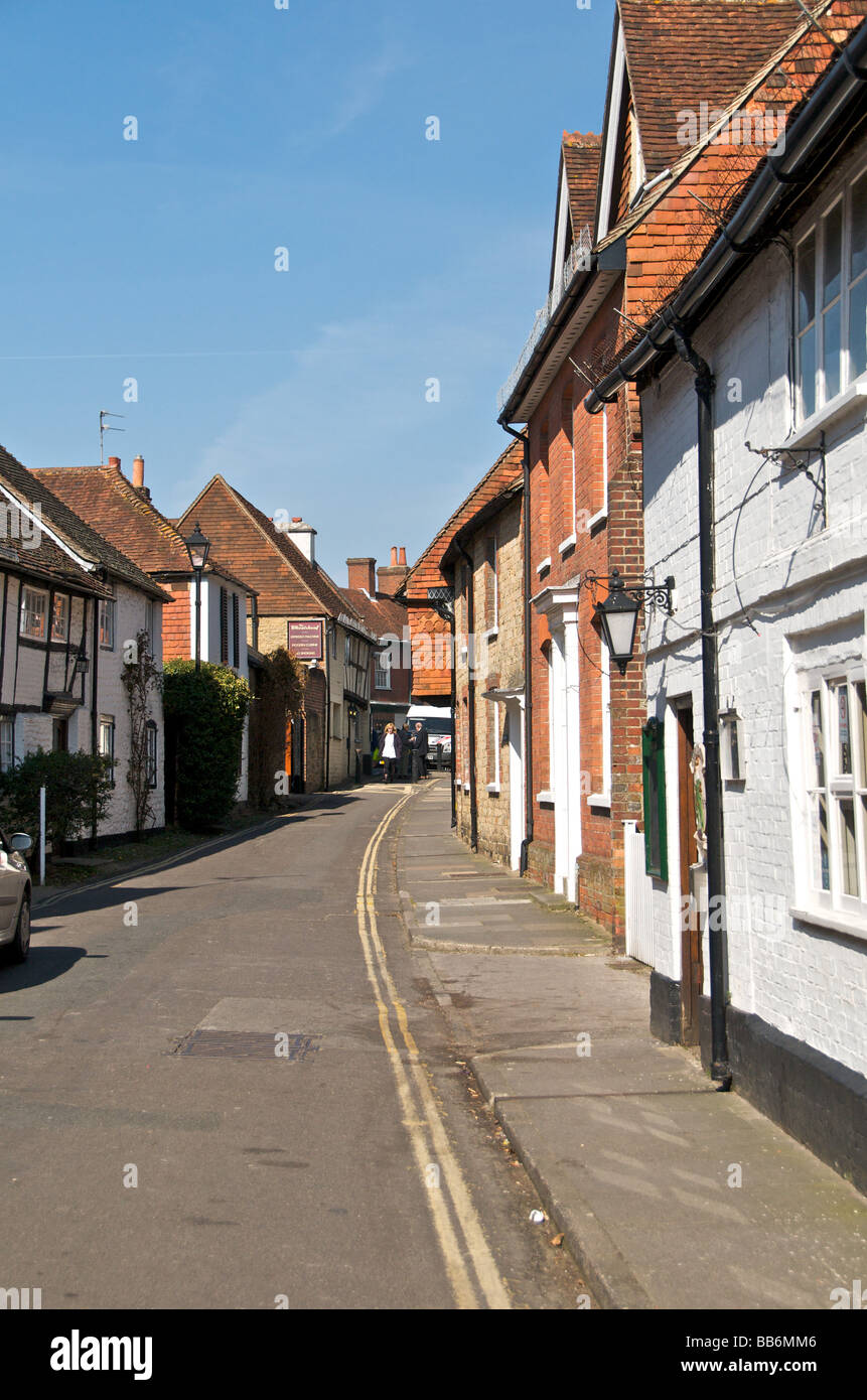 A street scene in Midhurst town in West Sussex Stock Photo - Alamy