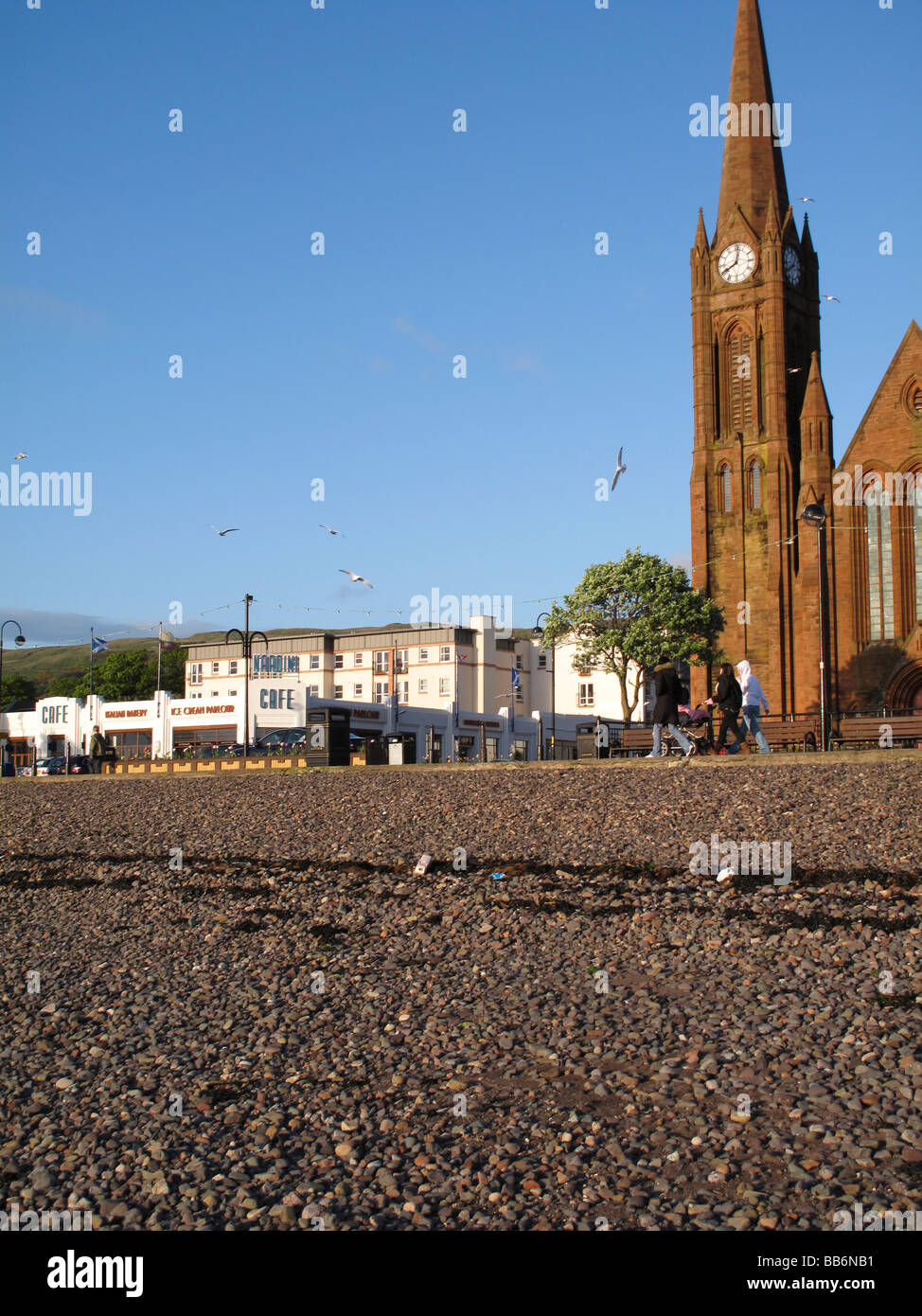 Seafront Largs Scotland Stock Photo - Alamy
