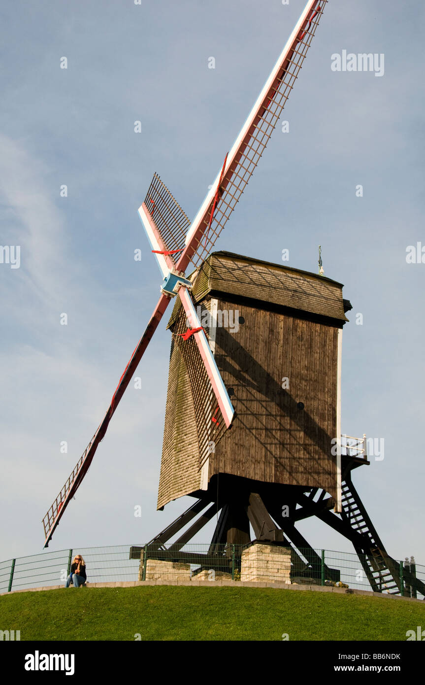 Brugge windmill hi-res stock photography and images - Alamy
