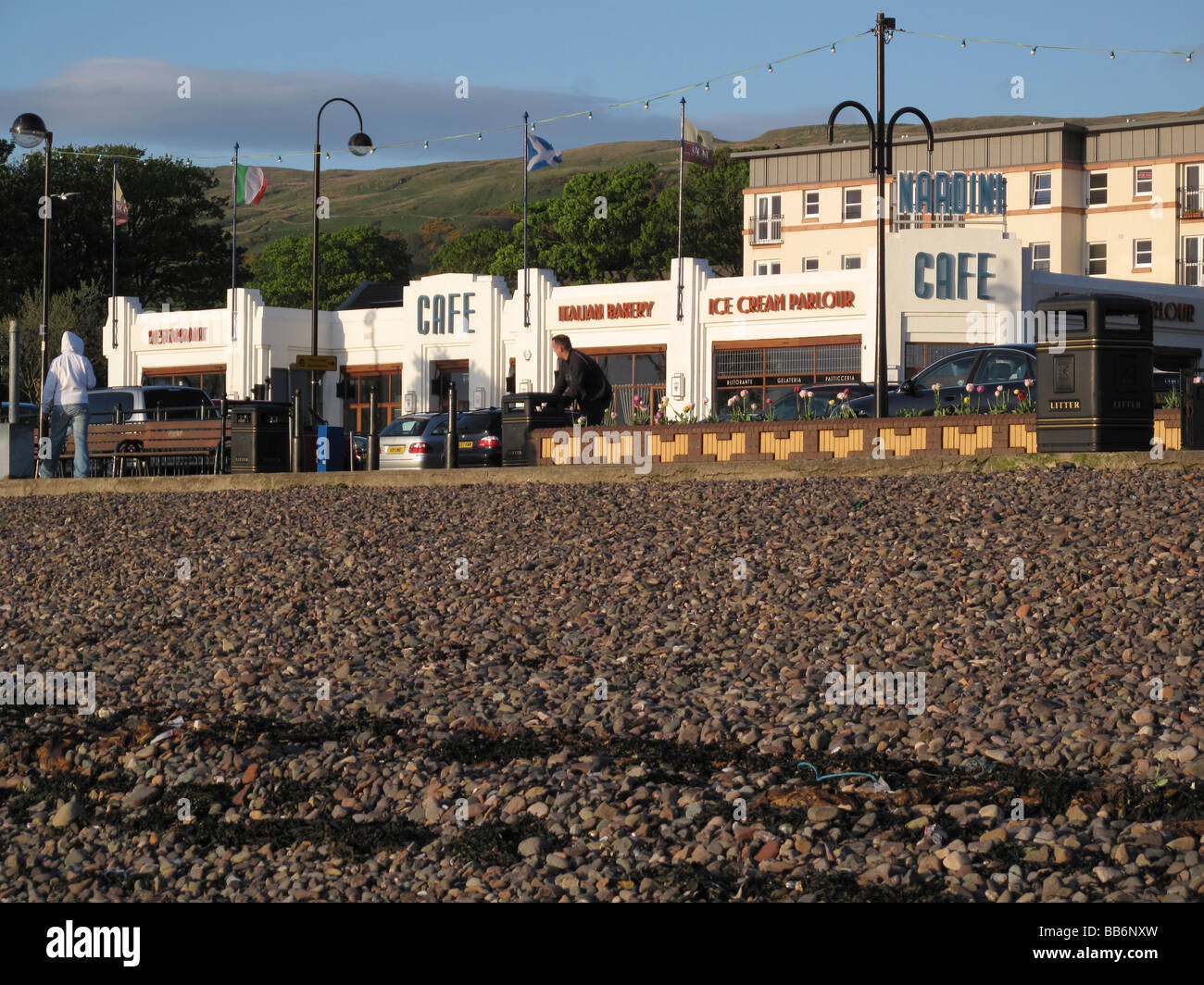 Nardinis cafe Largs Scotland Stock Photo - Alamy