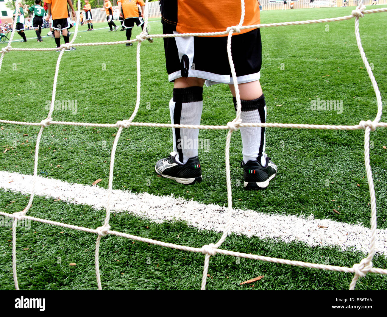 Kids on soccer field in Suburbs of Georgia, USA Stock Photo - Alamy