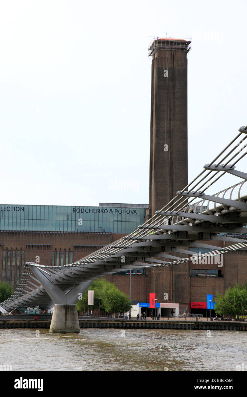 Tate modern bridge architecture hi-res stock photography and images - Alamy
