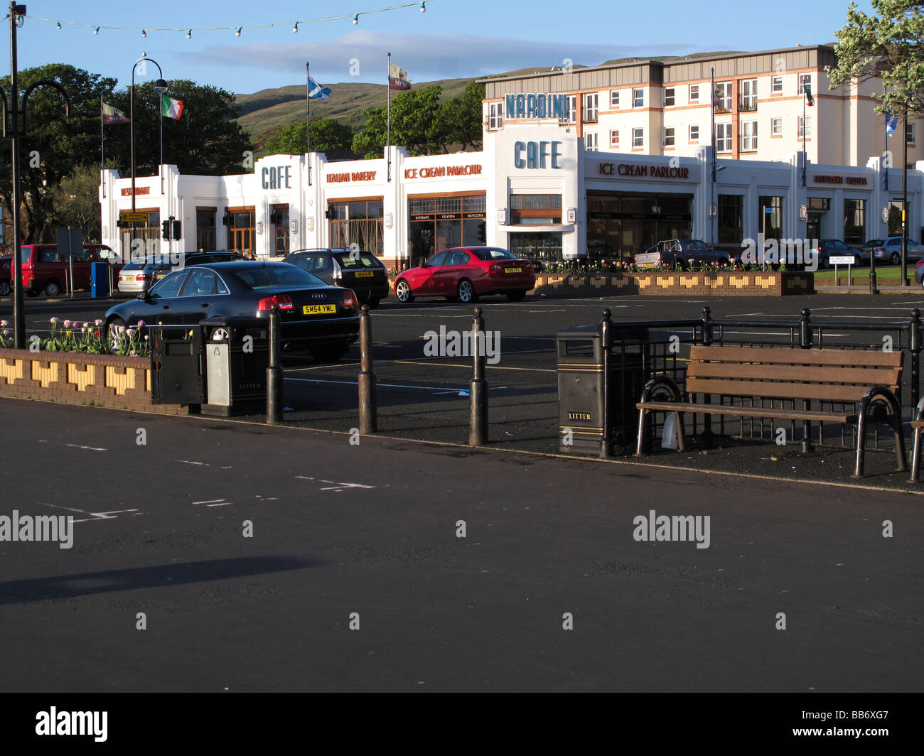 Nardinis cafe Largs Scotland Stock Photo - Alamy