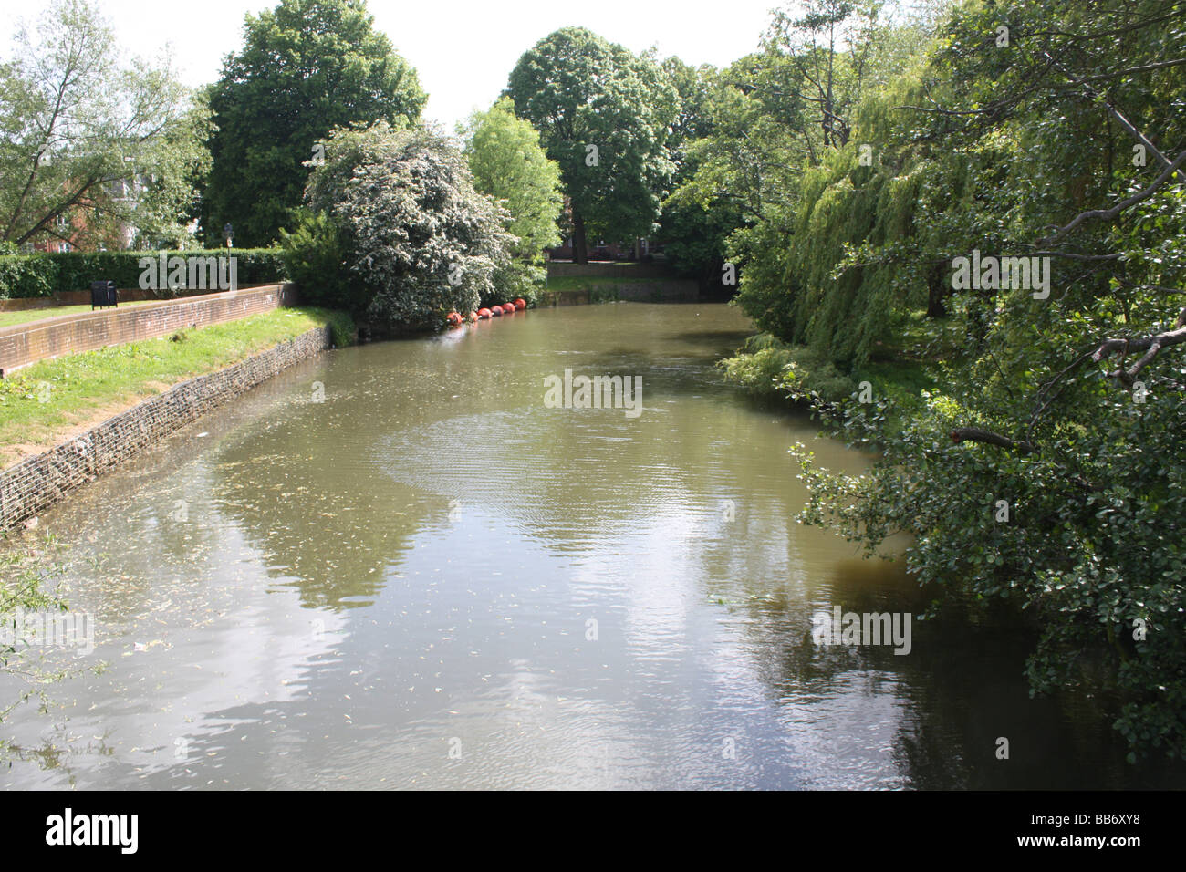River at Tonbridge Park Stock Photo - Alamy