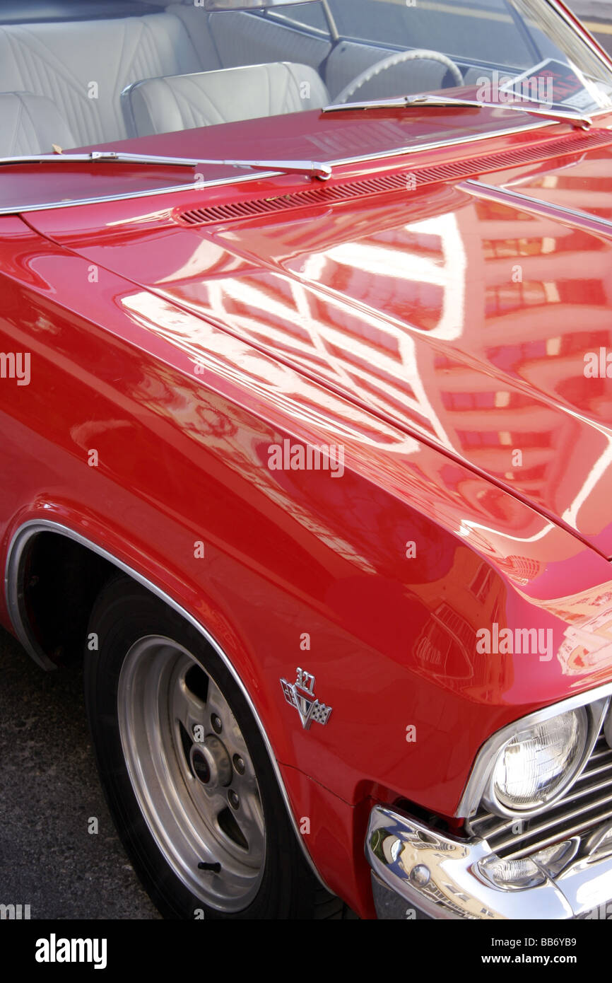 Red Chevrolet Impala SS Super Sport classic car Stock Photo - Alamy