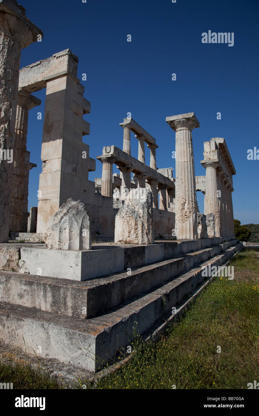 Temple of Aphaea Stock Photo - Alamy