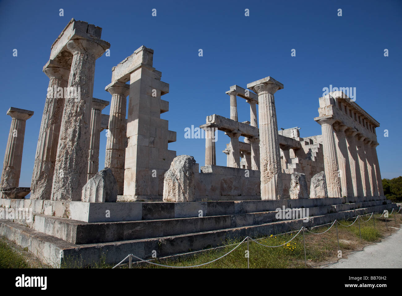 Temple of Aphaea Stock Photo - Alamy