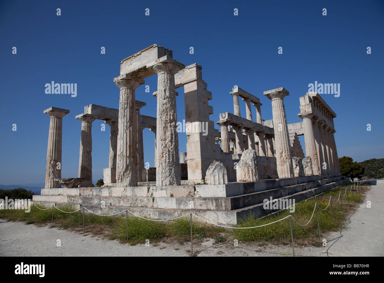 Temple of Aphaea Stock Photo - Alamy
