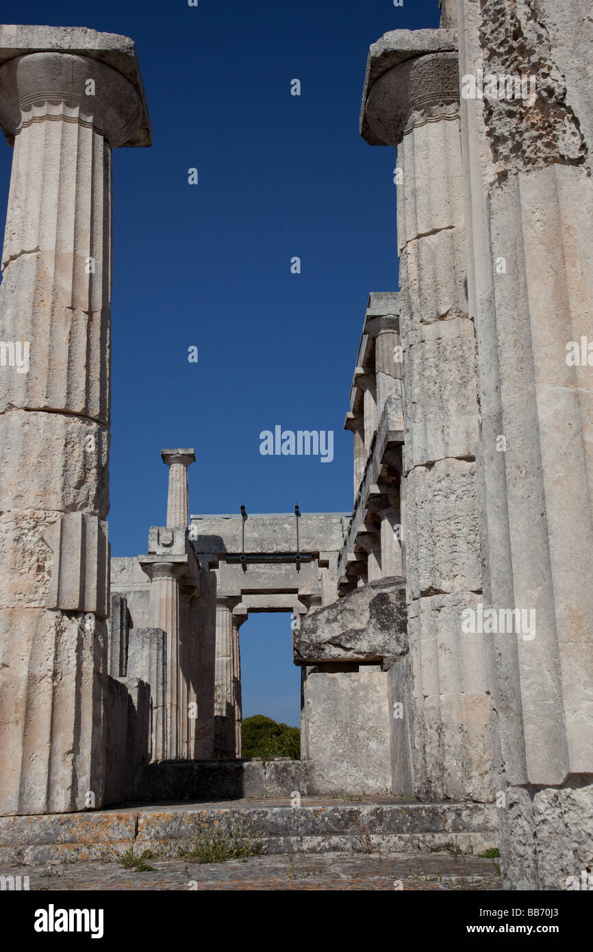 Temple of Aphaea Stock Photo - Alamy