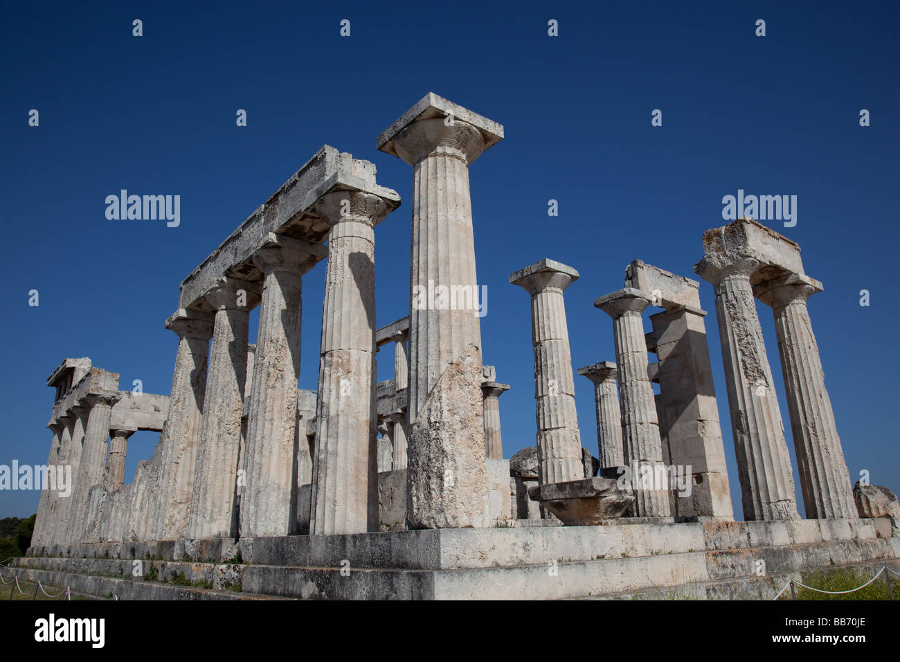 Temple of Aphaea Stock Photo - Alamy