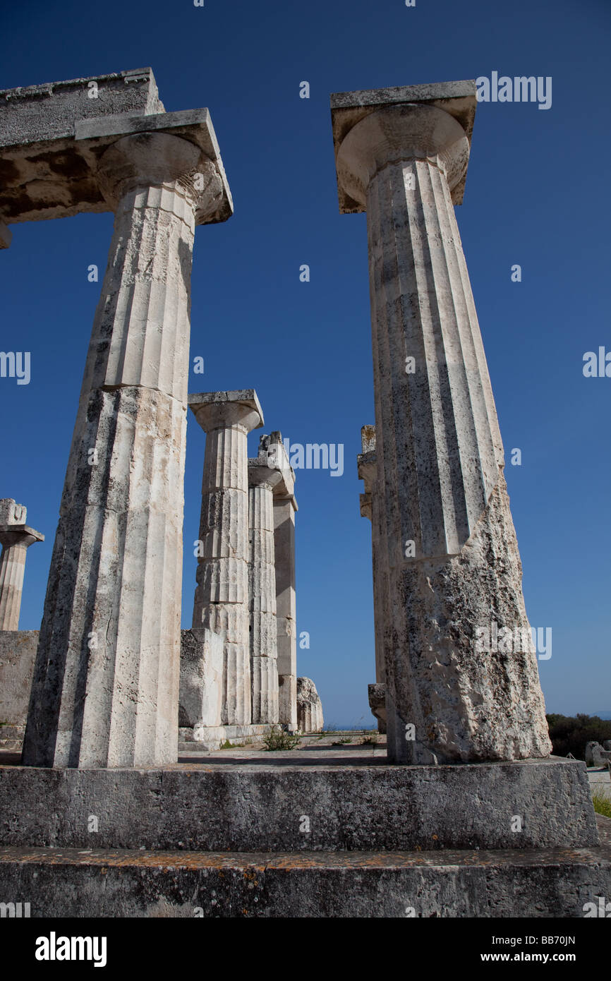Temple of Aphaea Stock Photo - Alamy